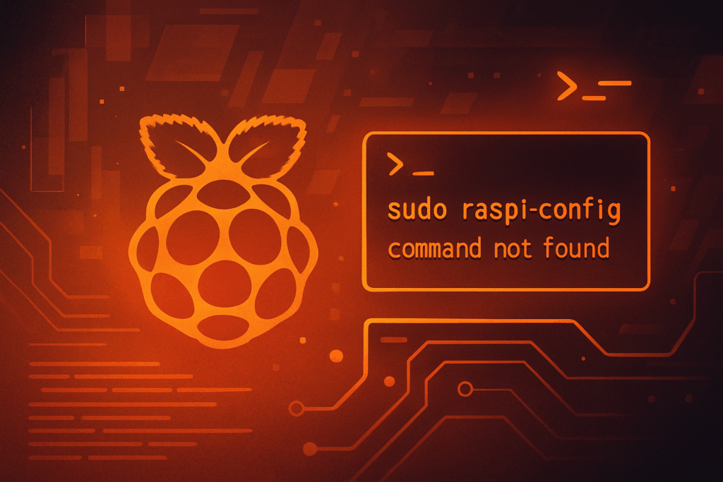 Fixing The Sudo Raspi‑config Command Not Found” Error On Raspberry Pi